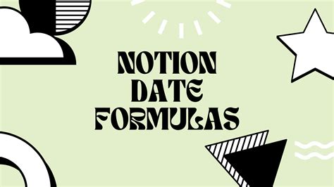Notion Date Formulas Create With Notion