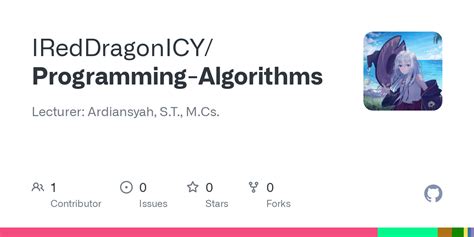 Github Ireddragonicyprogramming Algorithms Lecturer Ardiansyah S