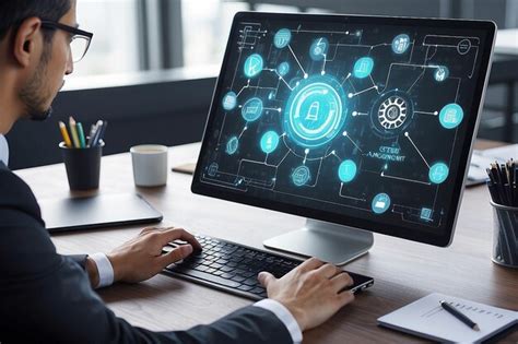 Premium Photo Automation Software Technology Process System Business Concept