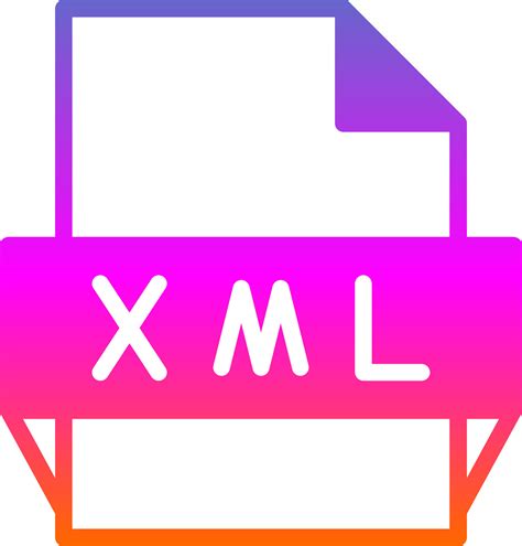 Xml File Format Icon 15712124 Vector Art At Vecteezy