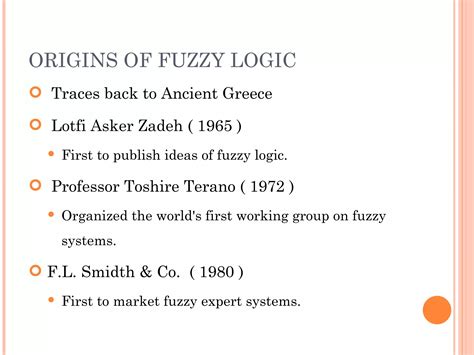 Fuzzy Logic PPT