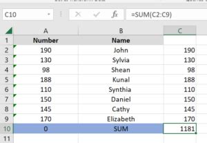 Excel SUM Function Not Working How To Fix