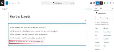 A Beginner S Guide To The WordPress Text Editor GeeksforGeeks