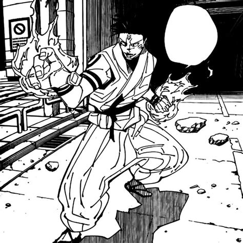 Sukuna Ryomen Manga Poses And Martial Arts Styles