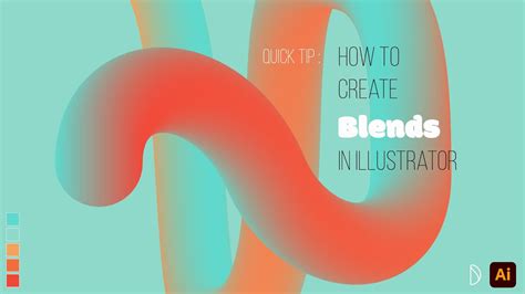 Quick Tip How To Create Blends Easily In Llustrator Feb 2023 Youtube