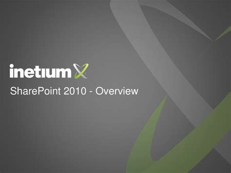 Sharepoint Overview Ppt Download