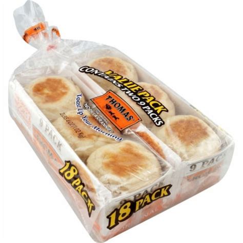 Thomas Original English Muffins 18 Pk Pack Of 1 18 Pk Pack Of 1 Ralphs
