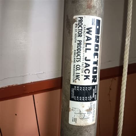 Proctor Wall Jacks 9 Tall In Working Order Little Use 1000lb