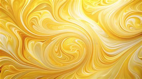 Abstract Golden Swirl Design Elegant Luxurious And Fluid Background
