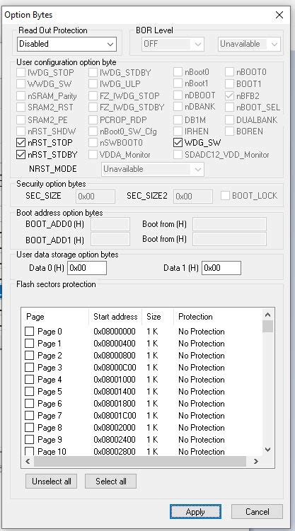 hướng dẫn sử dụng stm32 st link utility 4997