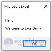 Excel Vba Create New Line In Msgbox Examples