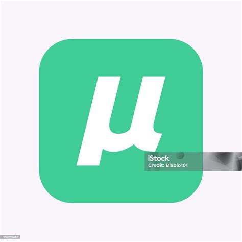 Vetores De Isolado De Botão Com Um Sinal De Micro A Letra Grega Mu E