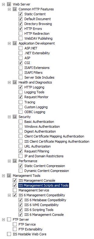 Mascot Server Technical Support Iis Configuration