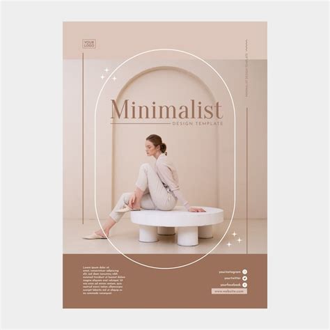 Premium Vector Flat Design Minimalist Poster Template