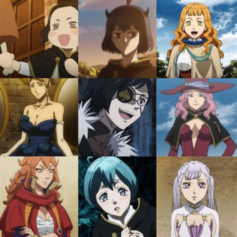 Whats Youre Favorite Prominent Female In Black Clover Rblackclover