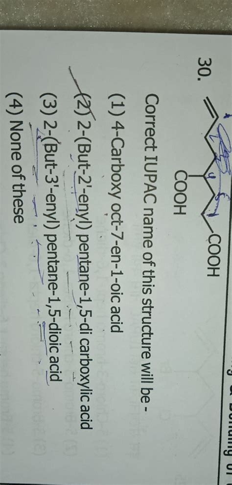 C C C C Ccc Ccc O O C O Ocorrect Iupac Name Of This Structure Wil