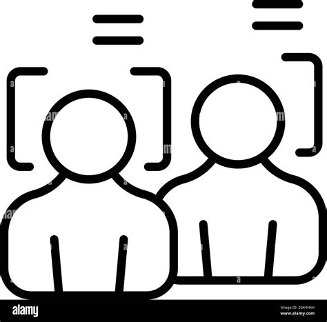 Human Privacy Icon Outline Vector Safety Access Protect User Stock