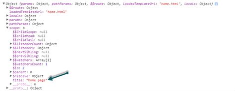 Angularjs How To Get Scope Properties From Route Stack Overflow