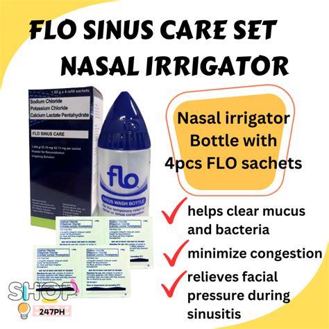 Flo Sinus Care Refill Nasal And Sinus Irrigation Shopee Philippines