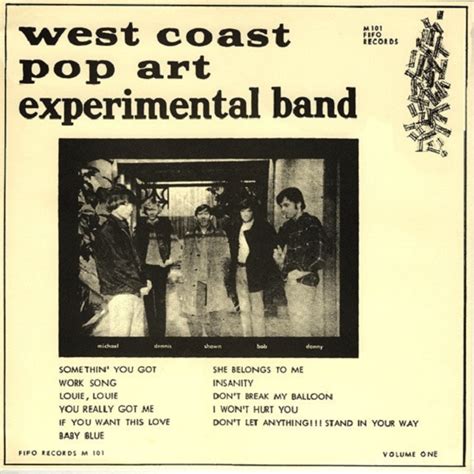 Volume One Vinyl 1966 Psychedelic Rock The West Coast Pop Art