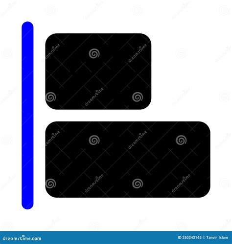 Align Left Icon Cartoon Vector CartoonDealer Com 250343145