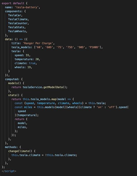 Vue Js Tutorial Build A Tesla Battery Range Calculator In Vue