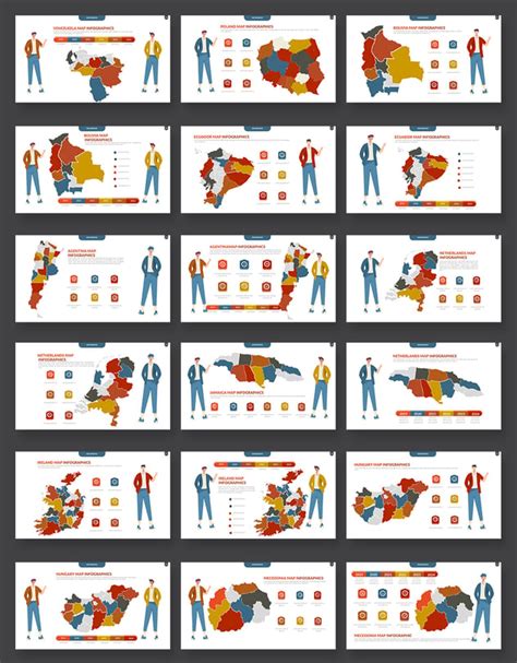 Map Infographic Powerpoint Presentation Templates Incl Map And Slide Envato