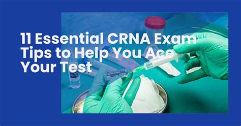 11 Essential Crna Exam Tips To Help You Ace Your Test Crna 101