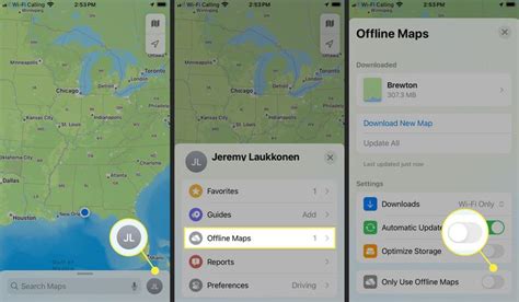 how to use apple maps offline