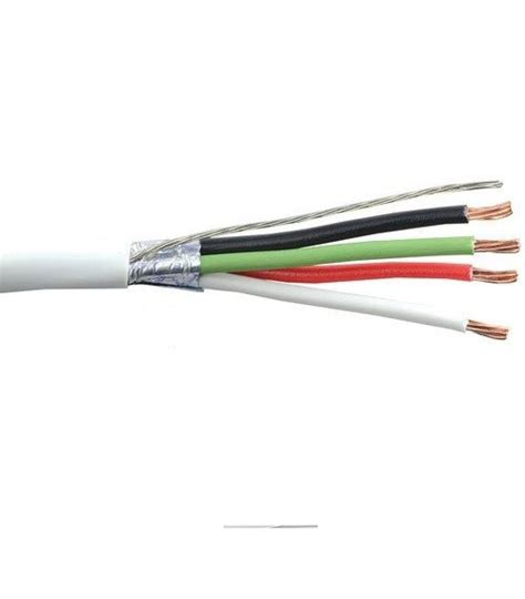 Flexible Copper Fiber Patch Panel 5 Core Shielded Cable For Electrical
