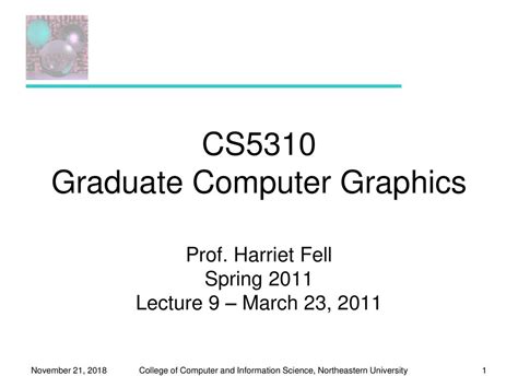 Cs5310 Graduate Computer Graphics Ppt Download