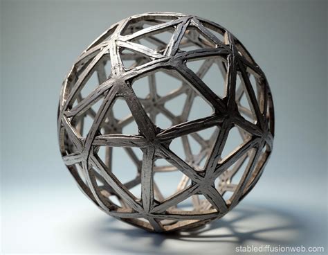 Hemispherical Structure With Triangular Facade Stable Diffusion Online