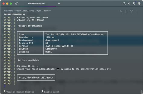 Strapiv4 Mysqlをdocker Compose化する 麩菓子の雑記帳