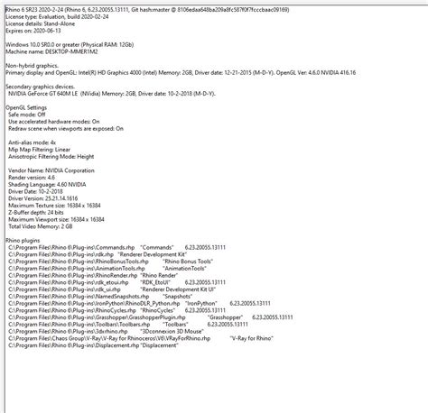 Rhino 6 Crashing With Make2d Rhino For Windows Mcneel Forum