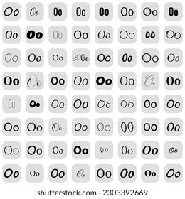 The Letter O In Different Fonts