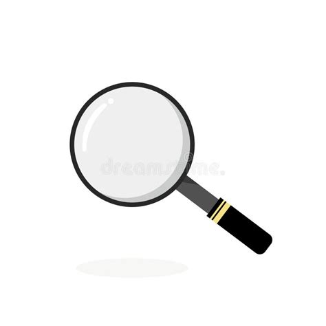 Vector Illustration Of A Magnifying Glass Stock Vector Illustration