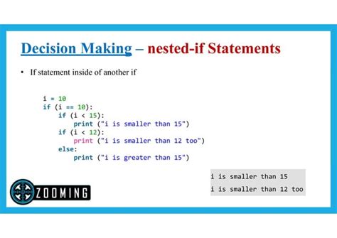 python decision making