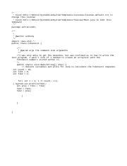 Calculating Fibonacci Sequence Using Java A Simple Program With Course Hero
