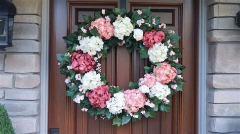 Hydrangea Flower Decor Wreath