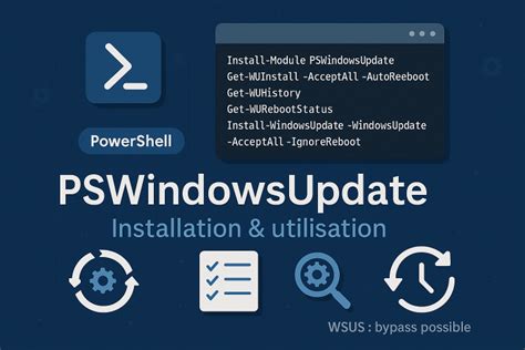 Windows Update Avec Pswindowsupdate Leblogosd