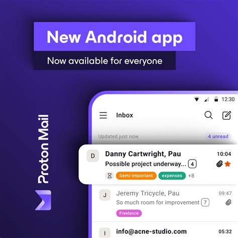 the new rewritten proton mail android app is now available to everyone
