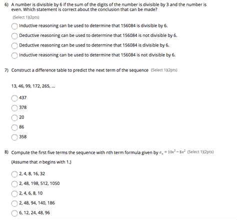 Solved A Number Is Divisible By If The Sum Of The Chegg Com