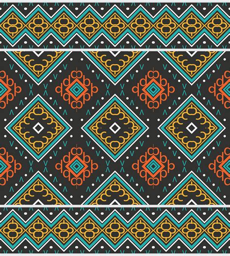 Ethnic Design Examples Traditional Patterned Wallpaper It Is A Pattern Geometric Shapes Create