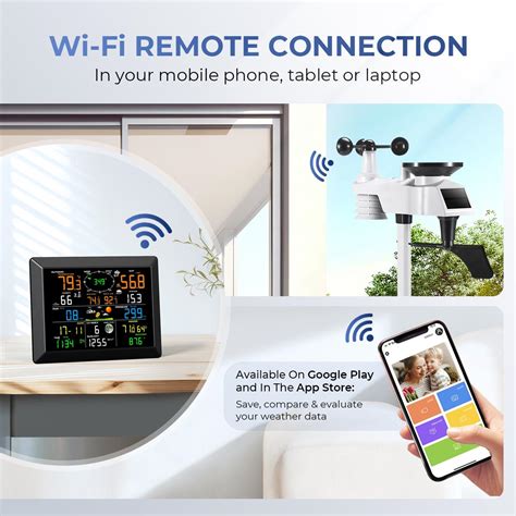 102 Large Display Wifi Weather Station Kentfaith