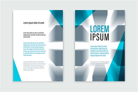 사무실 건물 구조 벡터 템플릿 전면 및 후면 페이지 현대 전단지 전단지 또는 연례 보고서 표지 또는 프리젠 테이션 A4 형식 기업 트렌디 스타일 비즈니스 브로셔 3차원