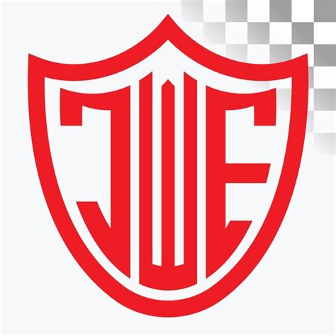 Premium Vector JWE Letter Logo Design