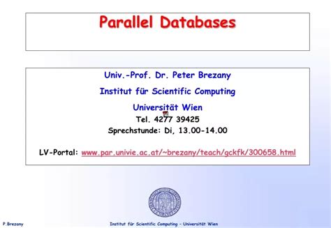 Ppt Parallel Databases For High Performance Data Management Powerpoint Presentation Id9300120