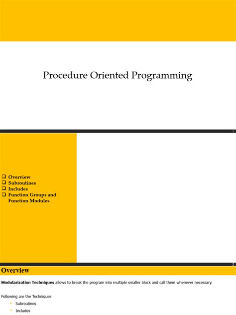 04_ABAP Basics - Procedure Oriented Programming | PDF | Parameter ...