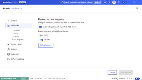 Docker Desktop Shortcuts Dont Work In Wsl Docker Desktop Docker