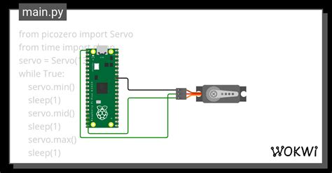 Servo Motor 9a Wokwi Esp32 Stm32 Arduino Simulator